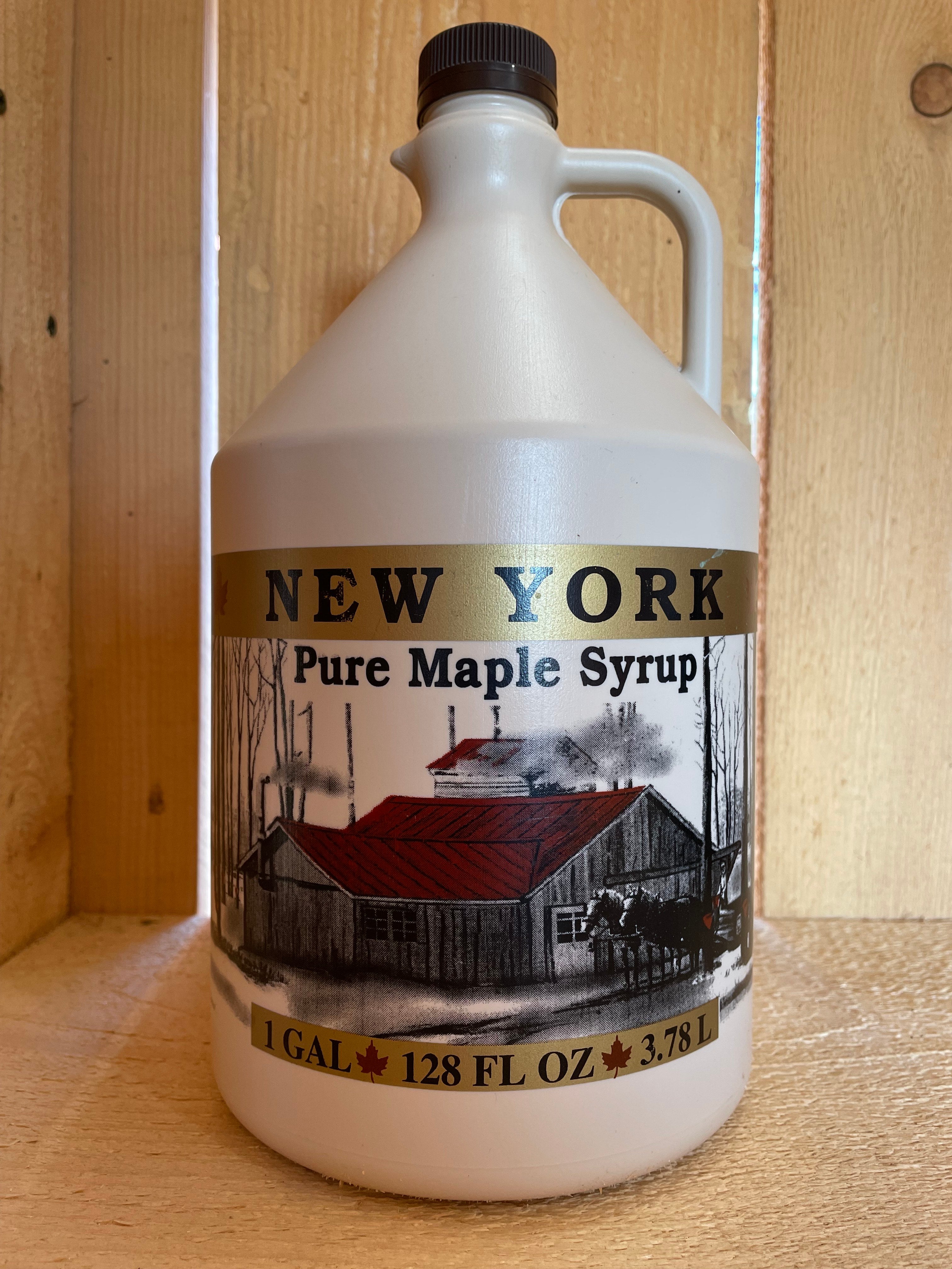 Maple Syrup Plastic Gallon Jug | Tibbitts Maple